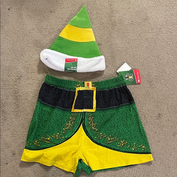 ELF | Underwear & Socks | Elf Green And Yellow Boxer Set | Poshmark